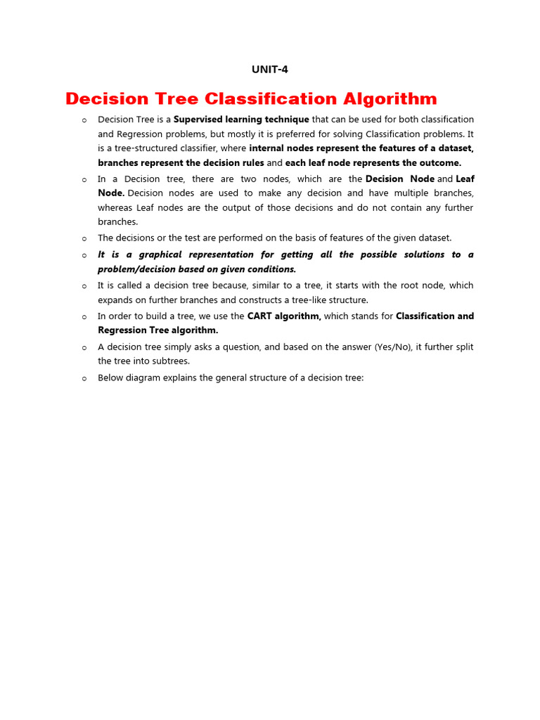 DS Unit - 4 | PDF | Support Vector Machine | Statistical Classification