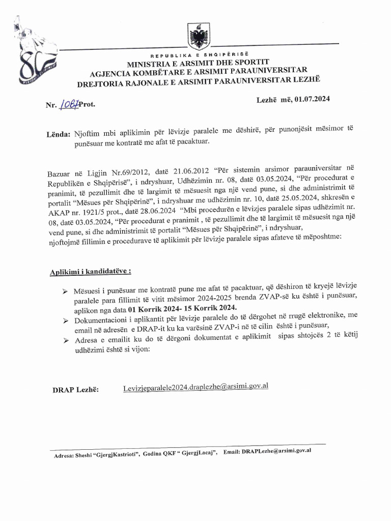 Levizja Paralele | PDF