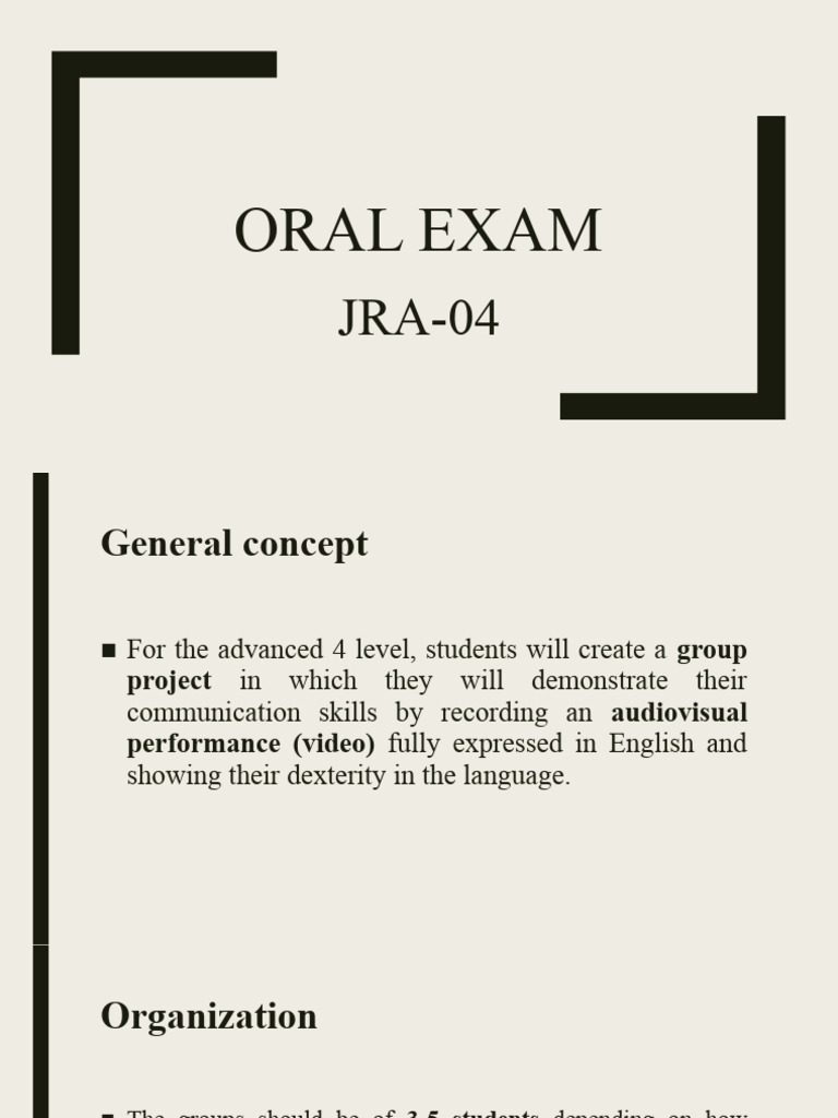 Oral Exam - Jra-04 | PDF | Career & Growth | Social Science