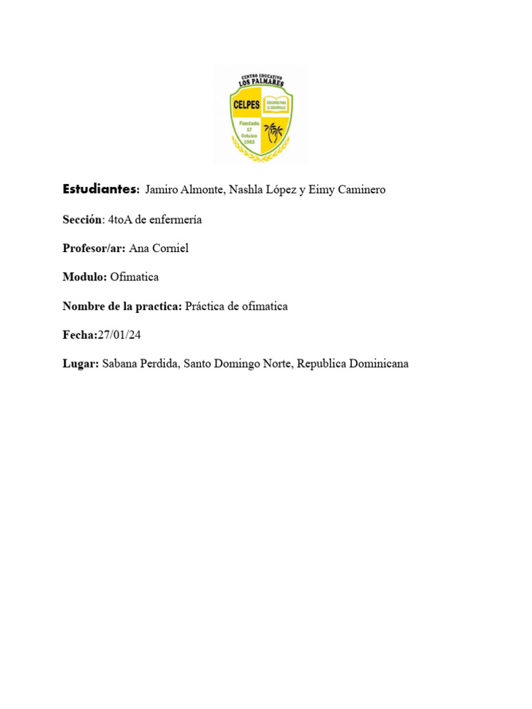 Document 3 | PDF | Procesador de textos | Informática