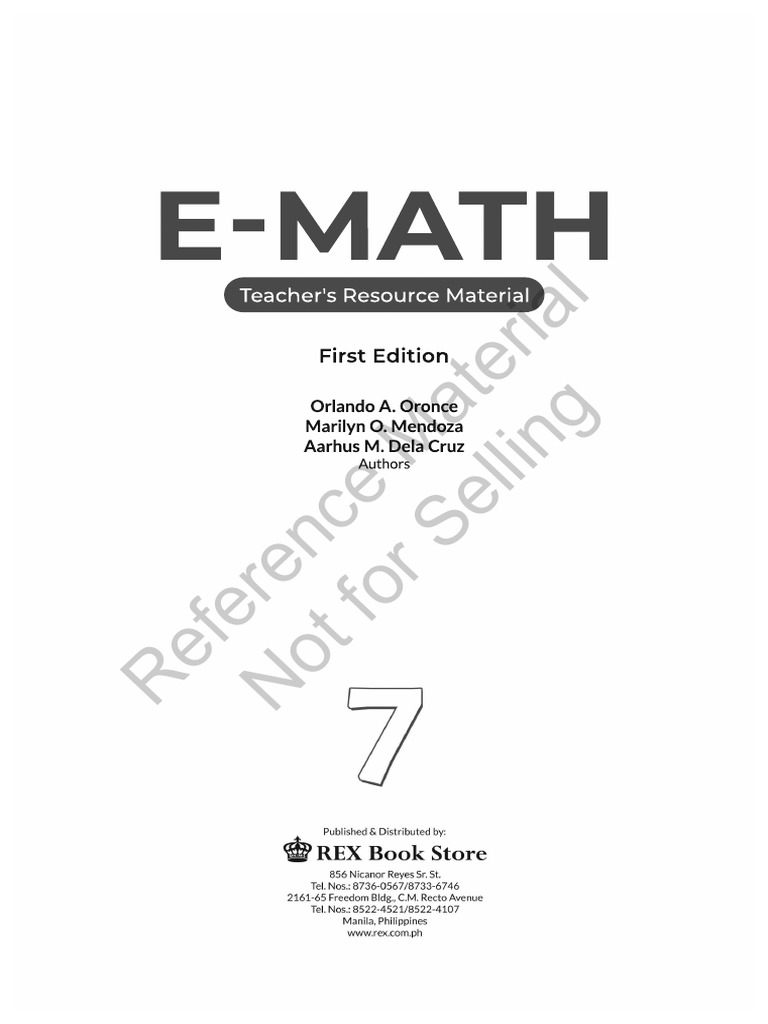 53 MB 00194 E - E Math - 7 - TRM - 01 30 24 | PDF | Equations | Algebra