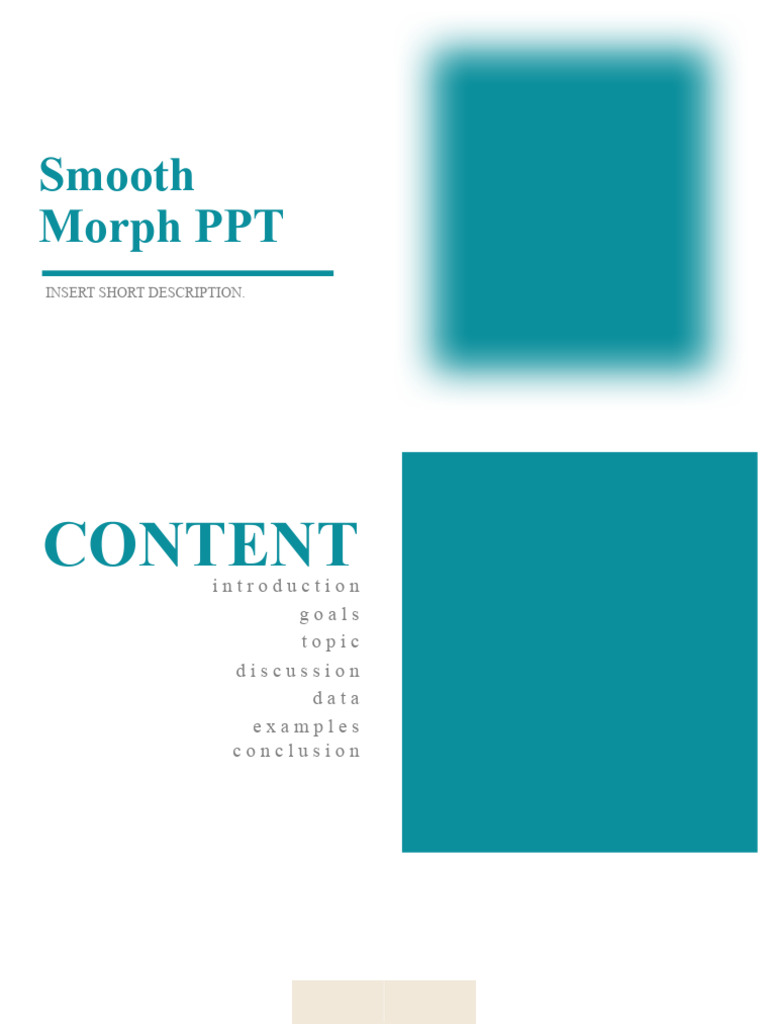 Smooth Morph PPT by Gemo Edits (Autosaved) | PDF