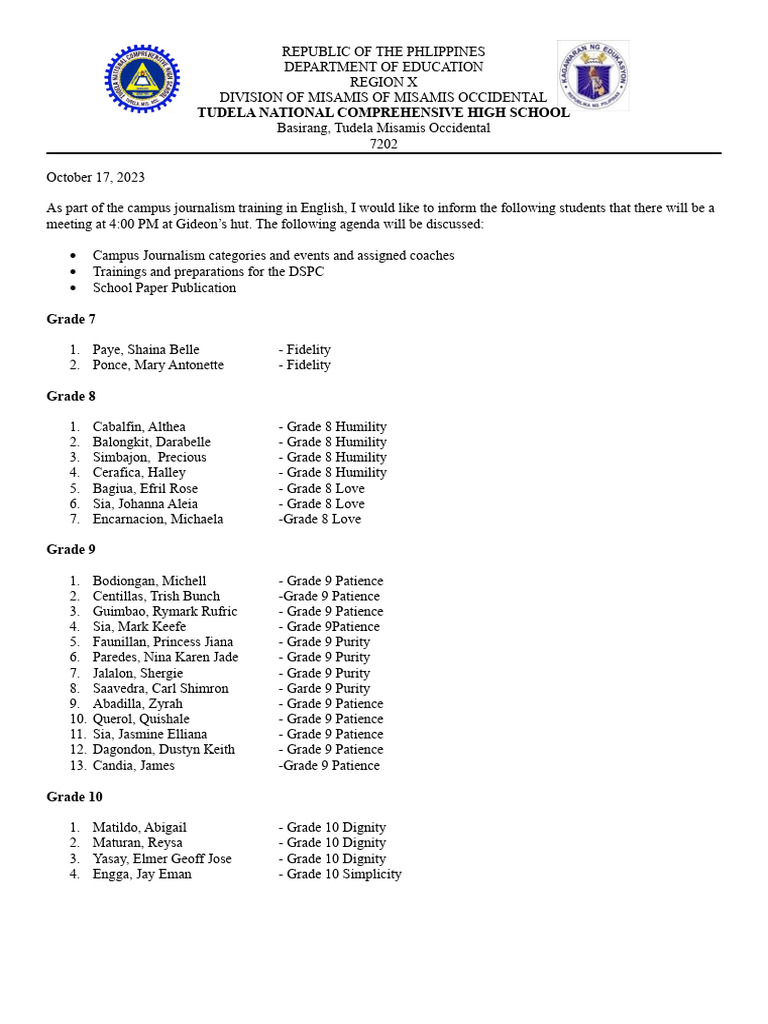 Letter To Journalism | PDF