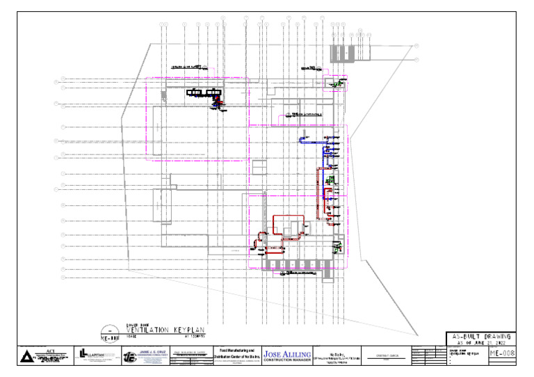 Me-008 Lower Roof Ventilation Layout 06-21-22 Done-A1 | PDF