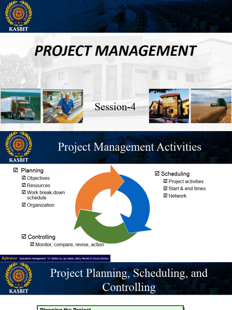55757OPM Chapter 3 Session 4 | PDF | Project Management | Operations Research