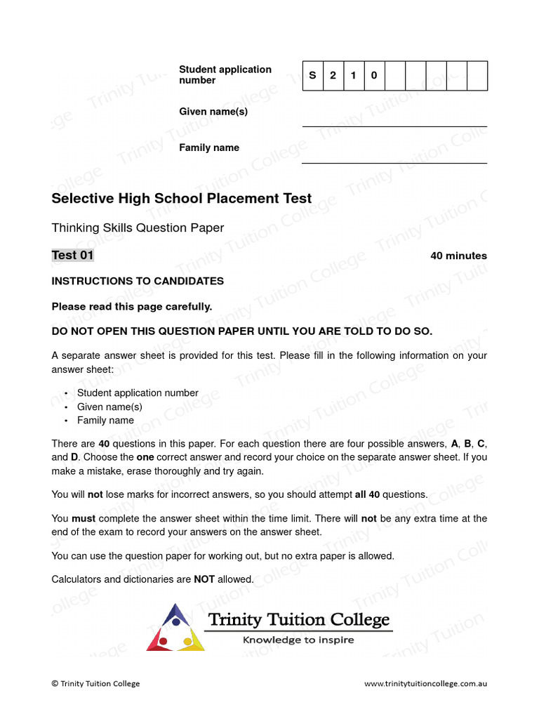 Trinity - Thinking Skill Q | PDF | Swimming | Copyright