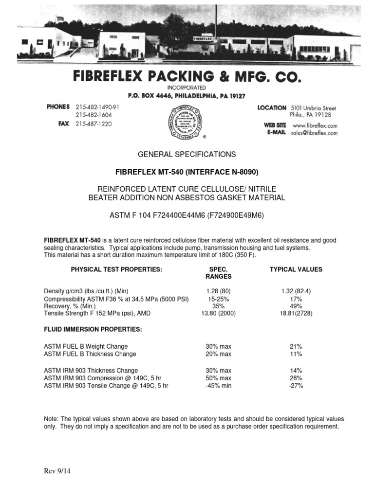 BEATER-ADD SPECS MT-540 (Rev. 9-14) Final | PDF