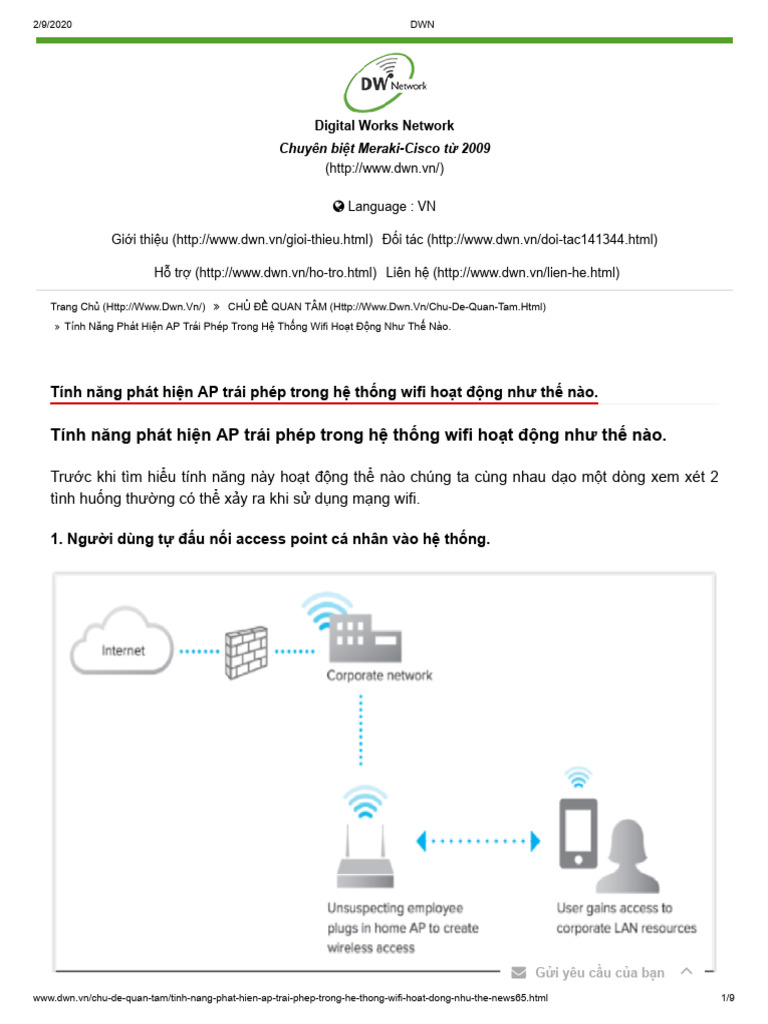 Tinh Năng Phát Hiện Ap Trái Phép Trong Hệ Thống Wifi Rogue Access Point Detect Pdf