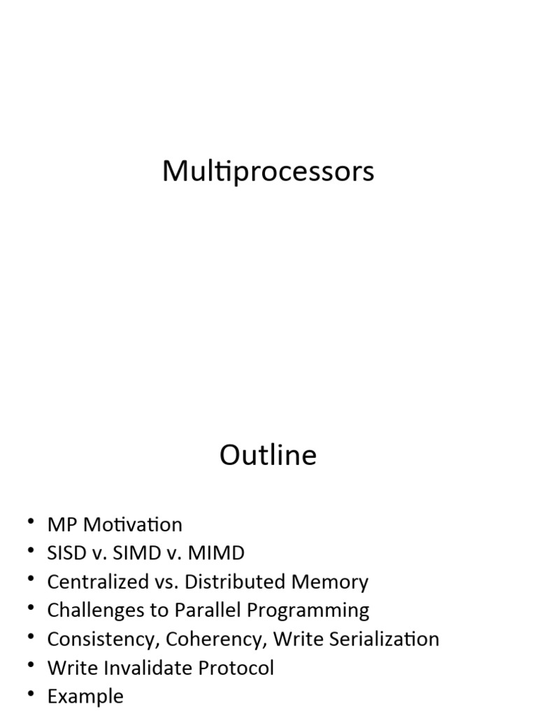 Multiprocessors | PDF | Parallel Computing | Multi Core Processor