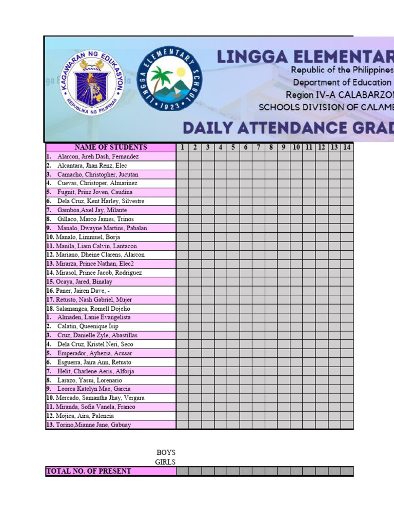 Daily Attendance | PDF