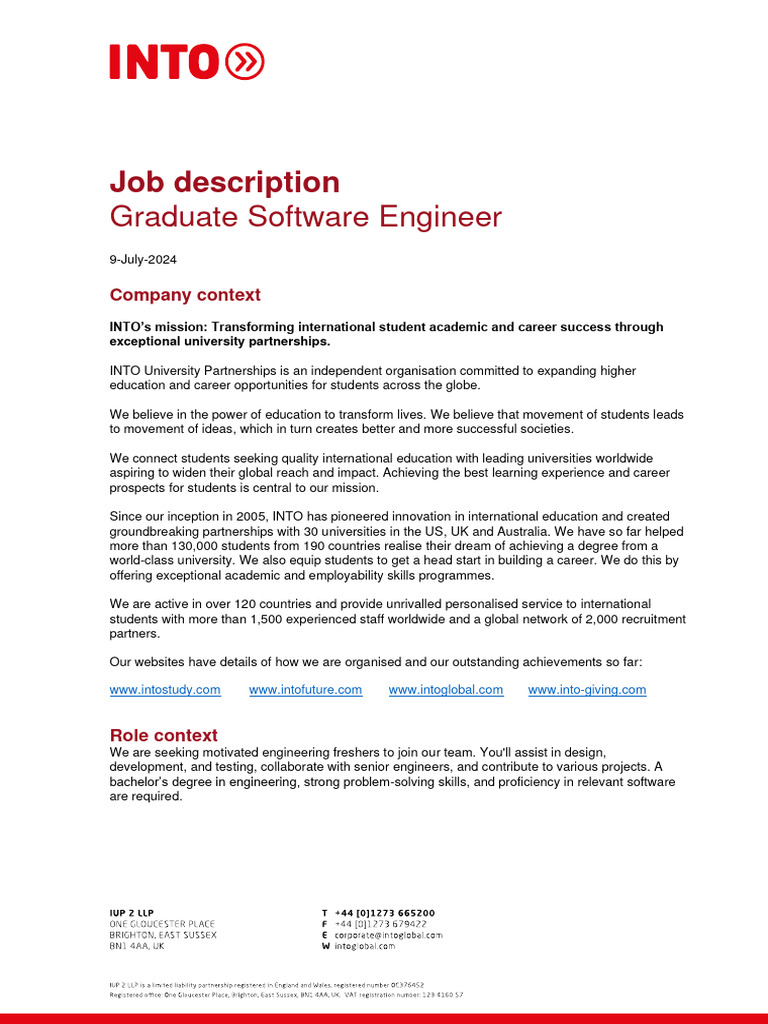 Graduate Software Engineer BANGALORE | PDF | Mentorship | Software ...