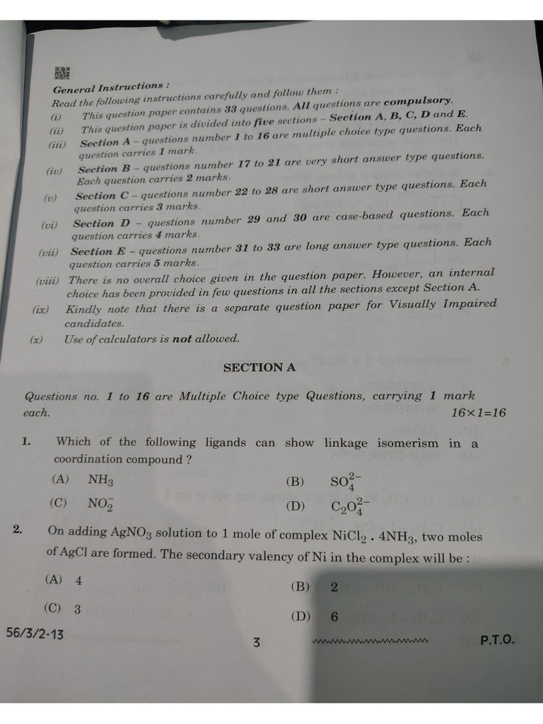 Chemistry 12 Boards | PDF