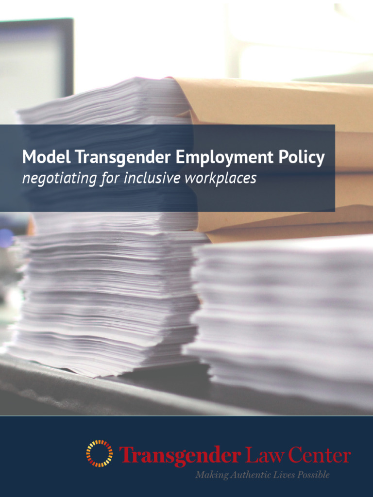 Model Workplace Employment Policy Updated | PDF | LGBTQIA+ Studies ...