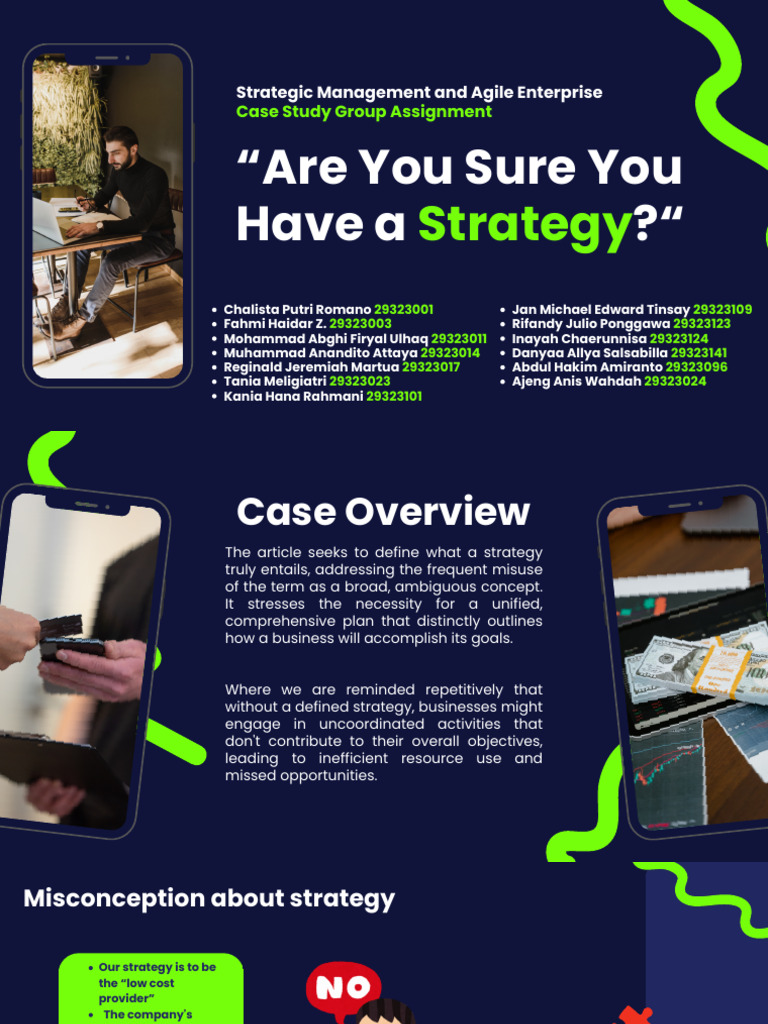 Syndicate 2 - Are You Sure You Have A Strategy | PDF | Strategic Management | Competitive Advantage