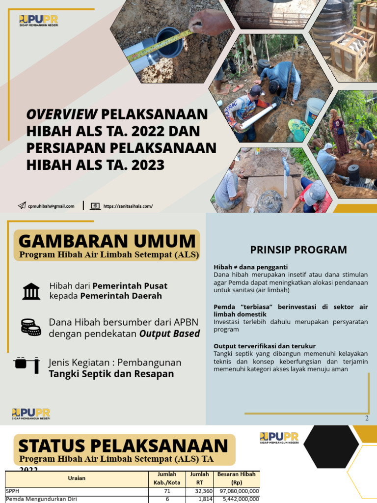 Ibu Marsha - Bahan Tayang Overview Pelaksanaan Hibah ALS TA. 2022 Dan Persiapan Pelaksanaan ...