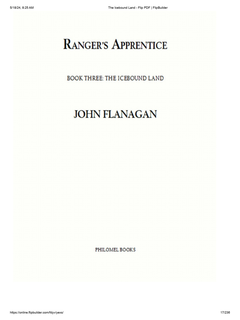 Ranger's Apprentice (3) - The Icebound Land | PDF
