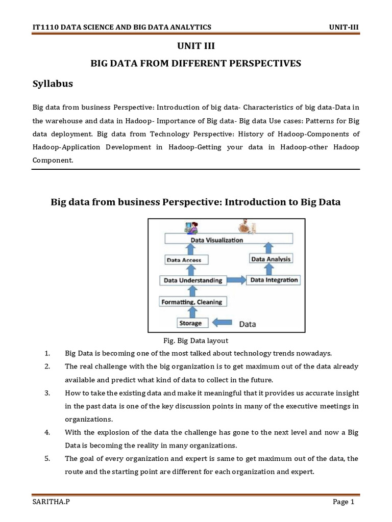 Bigdata Unit III | PDF | Apache Hadoop | Big Data Bigdata Unit III | PDF | Apache Hadoop | Big Data
