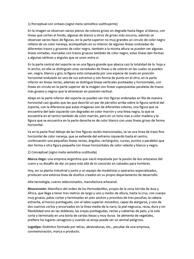 TP 2 4 Signos | PDF | Zapato | Color