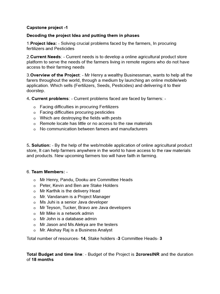 Capstone Project Prep | PDF | Software Development Process | Agile ...