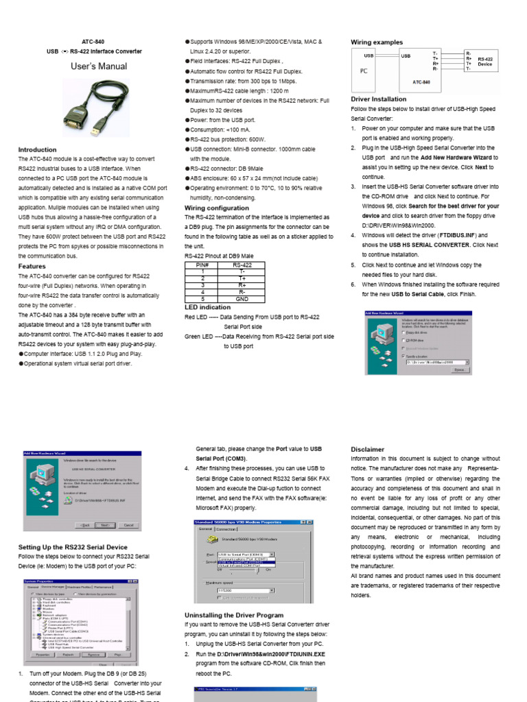 6tEH5GmATC-840 User's Manual | PDF | Physical Layer Protocols | Computer Science