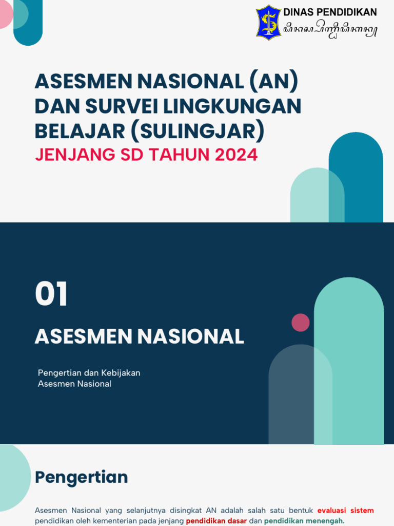 Asesmen Nasional dan Sulingjar SD 2024 | PDF