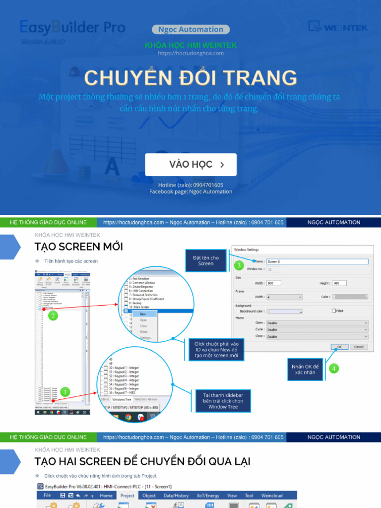 Hmi Weintek Lesson10 Page Change Pdf