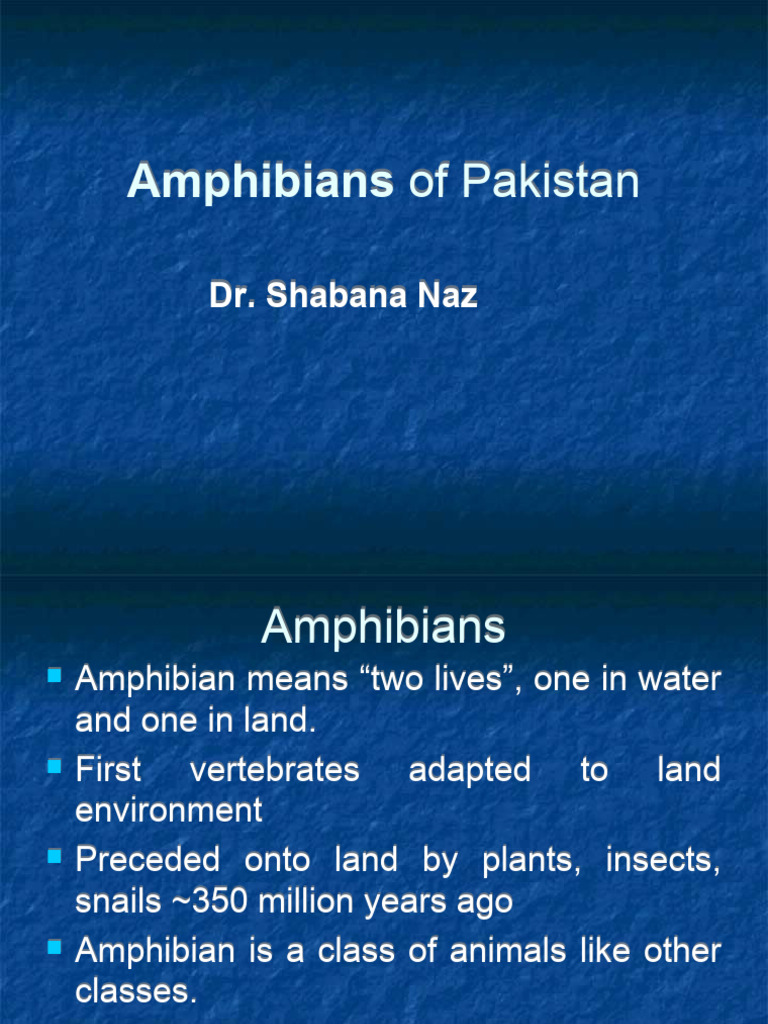 Amphibians of Pakistan 2023 | PDF | Amphibian | Frog