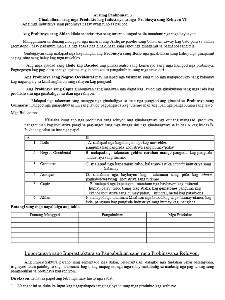 AP 3 Quarter 4 Week 3-5 | PDF