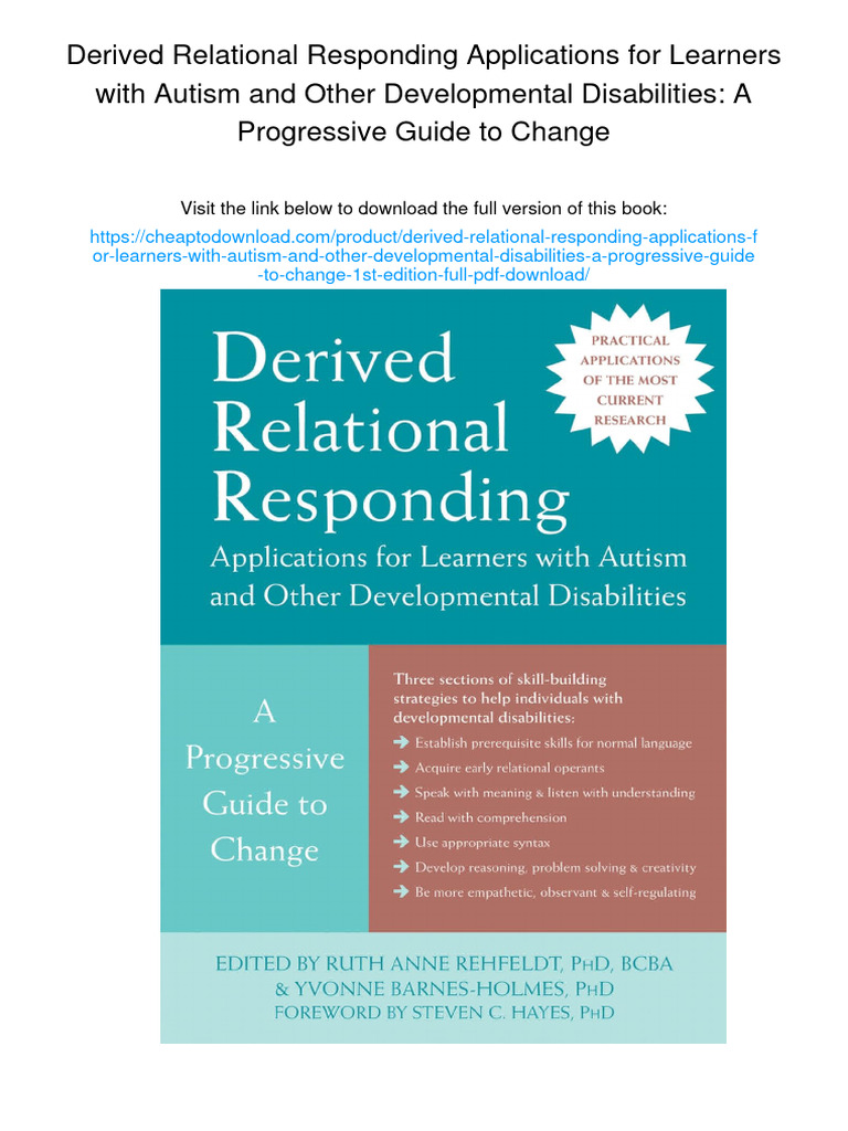 Derived Relational Responding Applications For Learners With Autism and ...