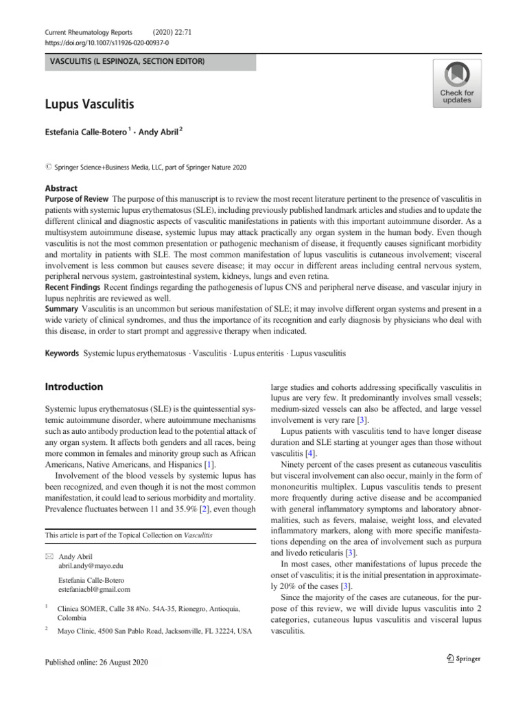 10.1007@s11926 020 00937 0 | PDF | Medical Specialties | Clinical Medicine