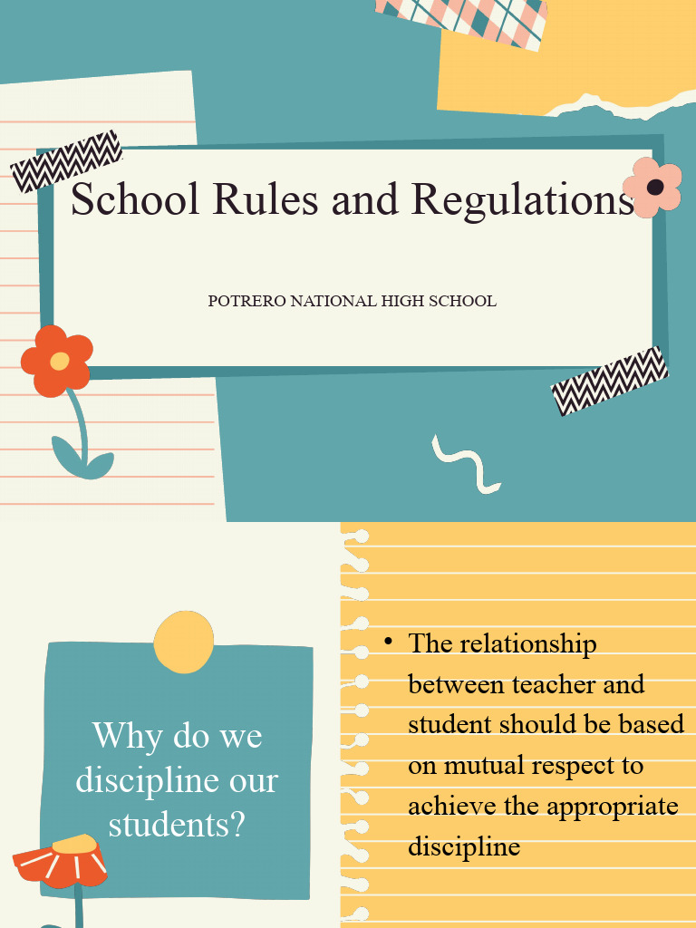 School-Rules-and-Regulations 24-25 | PDF