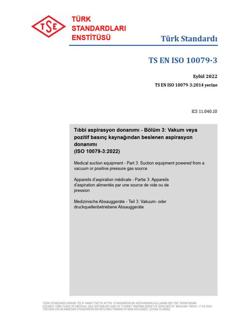 TS en Iso 10079 3-2022 | PDF