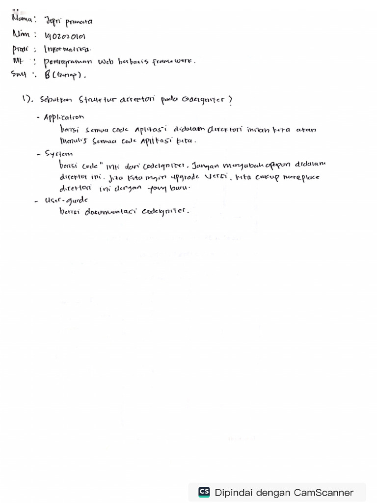 Tugas Framee Work Pdf