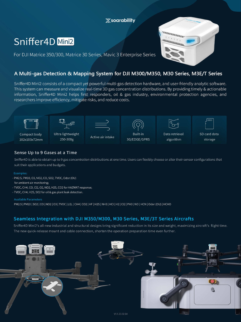 Soarability Pte LTD - Sniffer4d Mini2 | PDF