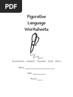 Figurative Language Worksheet Grade5 | PDF