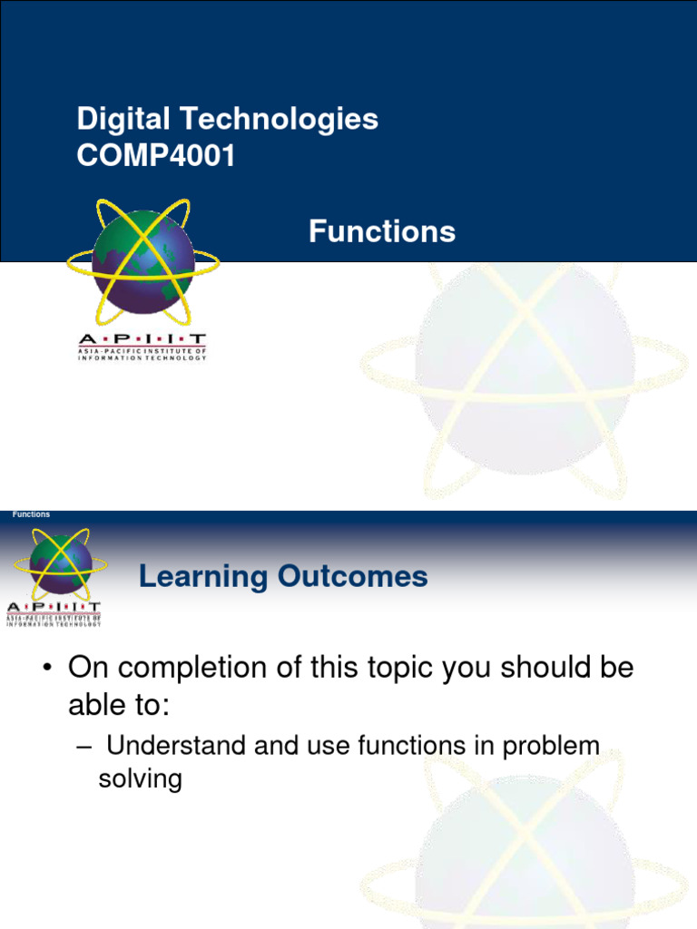 Functions | PDF | Function (Mathematics) | Logic