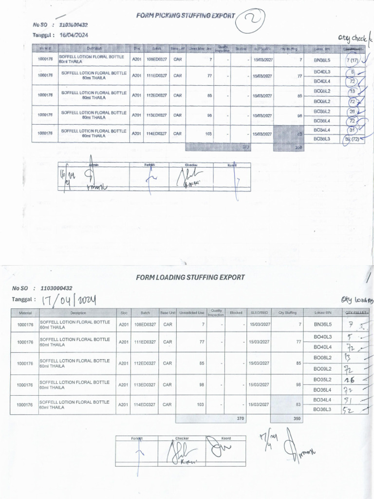 Scan Picking Loading | PDF