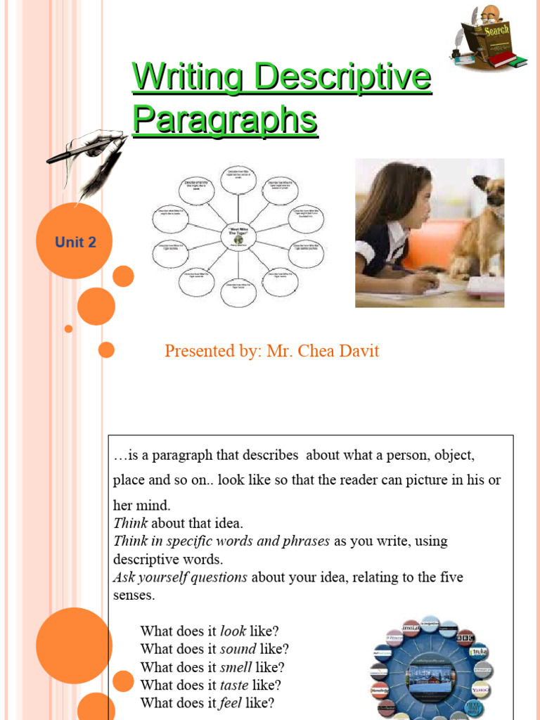 Descriptive Paragraph | PDF | Noun | Adjective