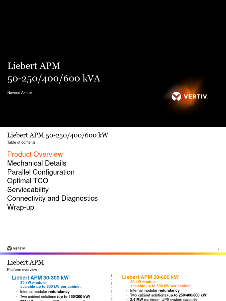 Liebert APM 50 600 KW | PDF | Digital Signal Processor | Computer Hardware
