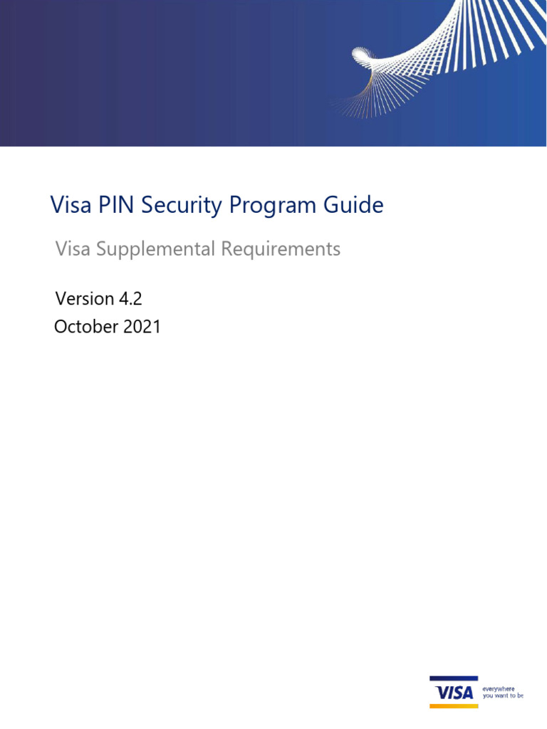Visa PIN Security Guide | PDF | Payment Card Industry Data Security ...