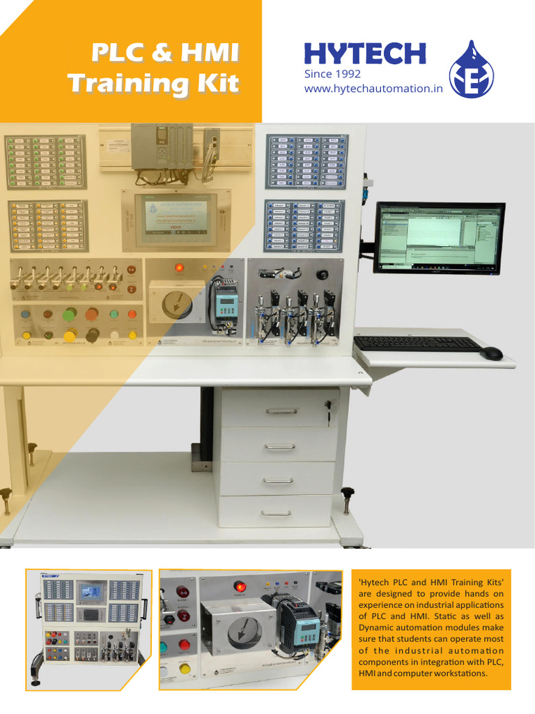 PLC HMI Kits Brochure | PDF | Programmable Logic Controller | Electricity