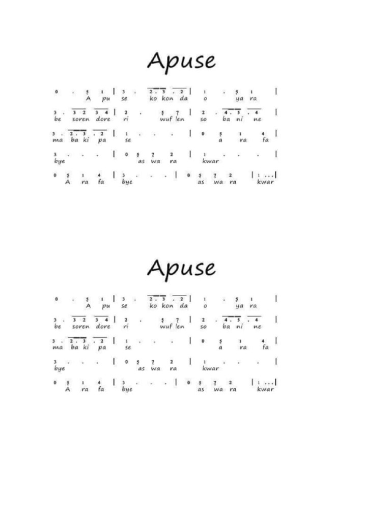 APUSE | PDF
