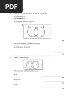 Venn Diagrams Video - Corbettmaths | PDF