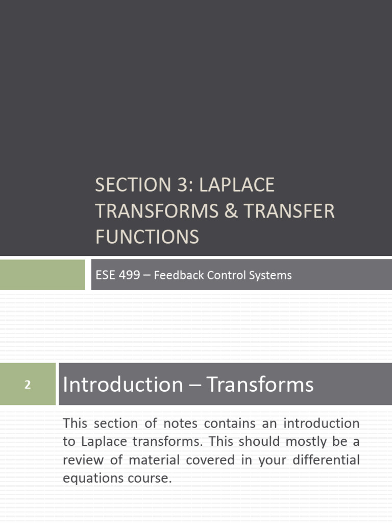 CHPT 2 - Laplace Transforms | PDF | Laplace Transform | Equations