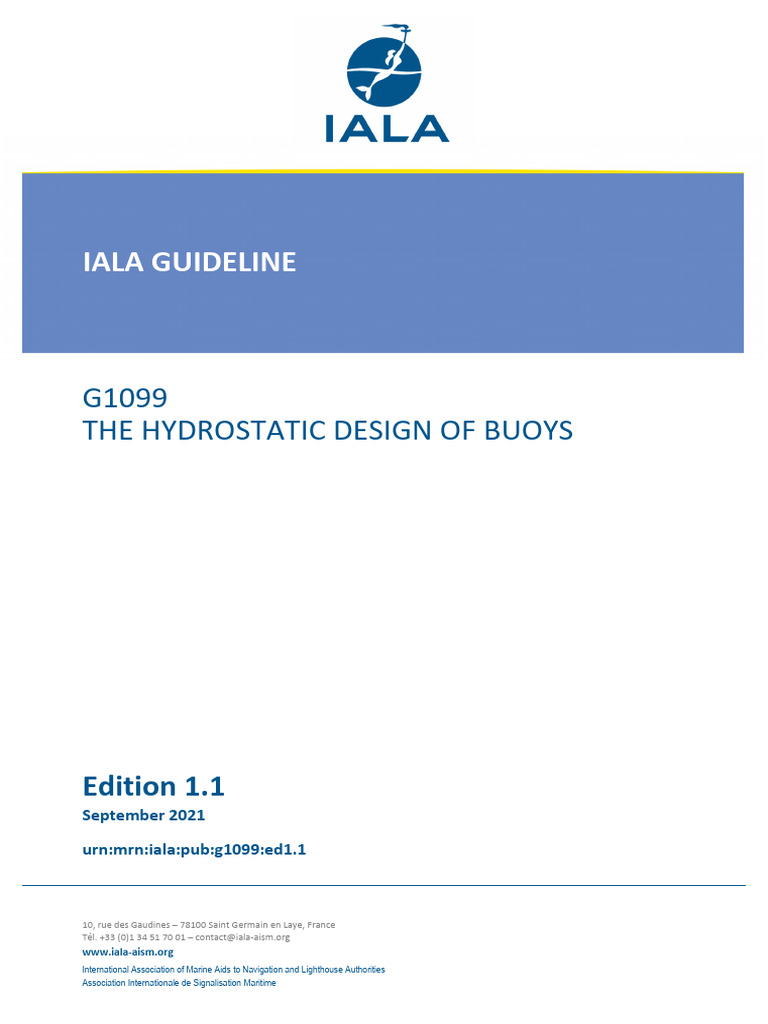 Hydrostatic Design of Buoys Guide | PDF | Buoyancy | Physical Quantities