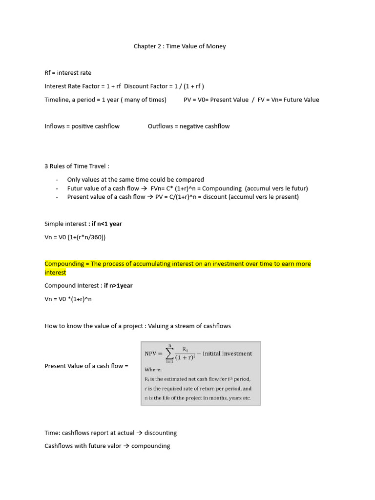 Chapter 2 Time Value of Money | PDF