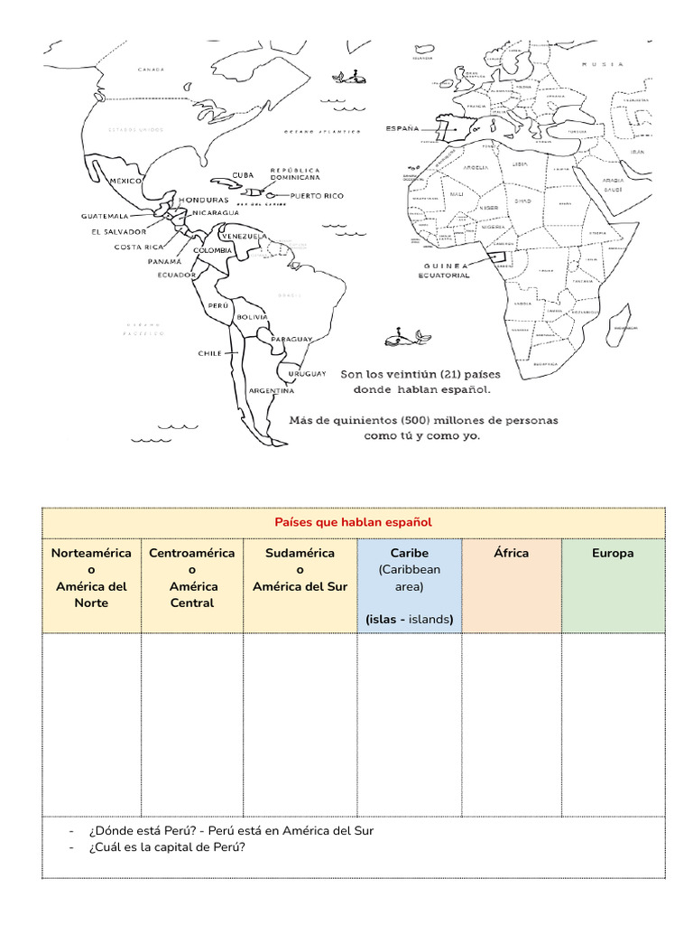 Países Hispanohablantes | PDF