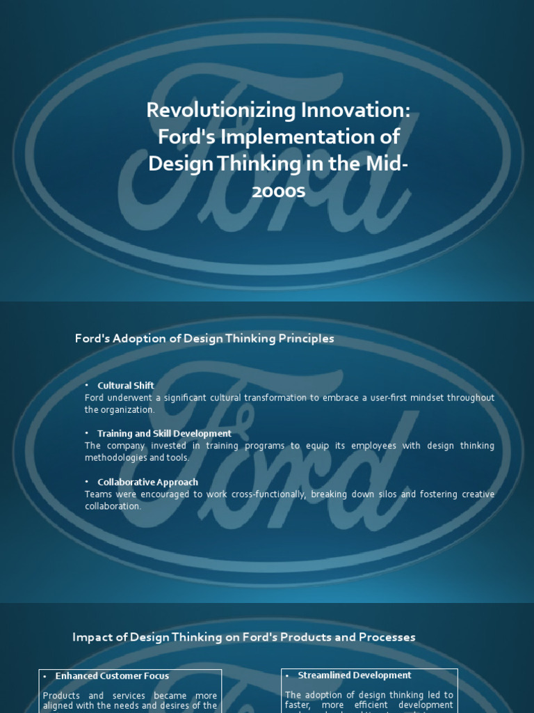 Design Thinking 2 | PDF | Innovation | Ford Motor Company