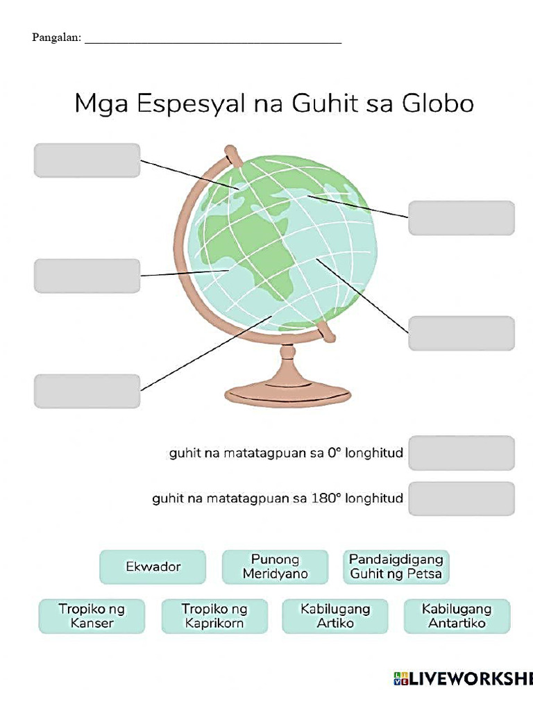 Pagsasanay Sa Espesyal Na Guhit Sa Globo | PDF