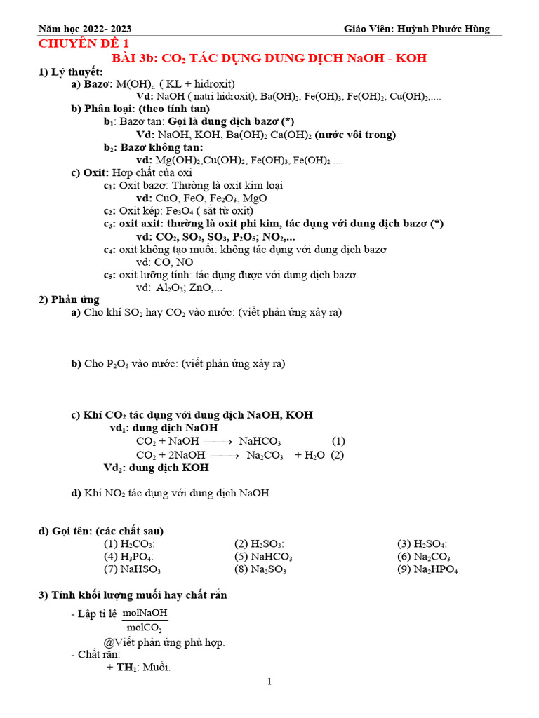 BAI 3b - HD CO2 + NaOH | PDF